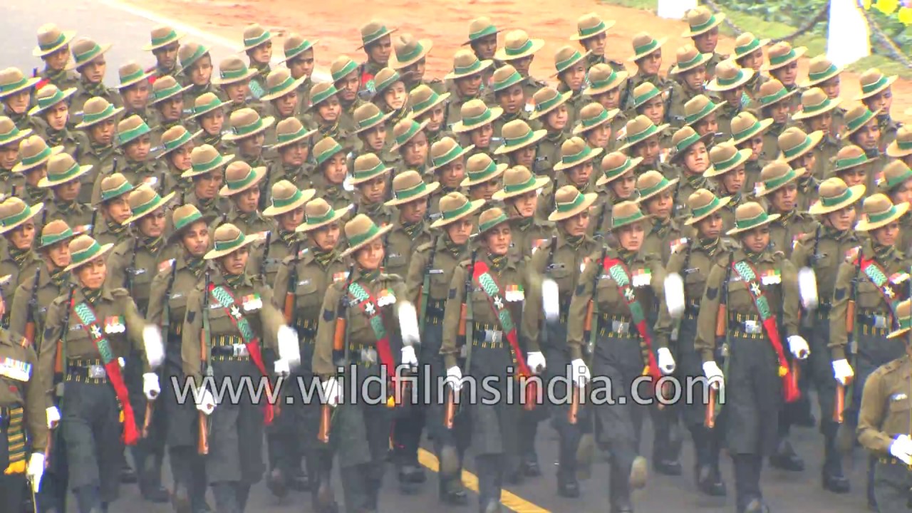 9th Gorkha Rifles force participates in 68th Republic Day Parade - YouTube