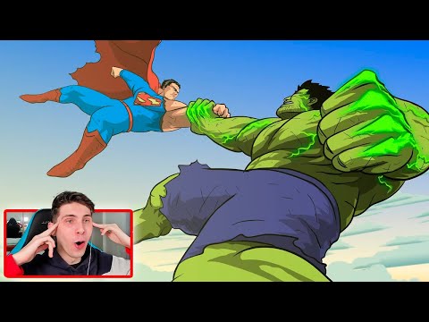 SUPERMAN VS HULK (PELICULA COMPLETA) - REACCION THEKALO