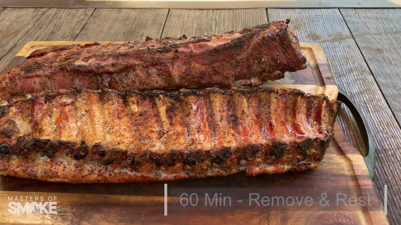 How to Grill Baby Back Pork Ribs in 1 Hour | Masterbuilt Gravity Series ...