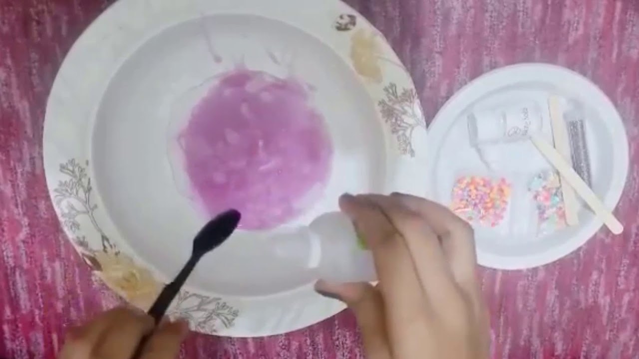 DIY texture slime ||How to make Slime for beginners || How to make easy ...