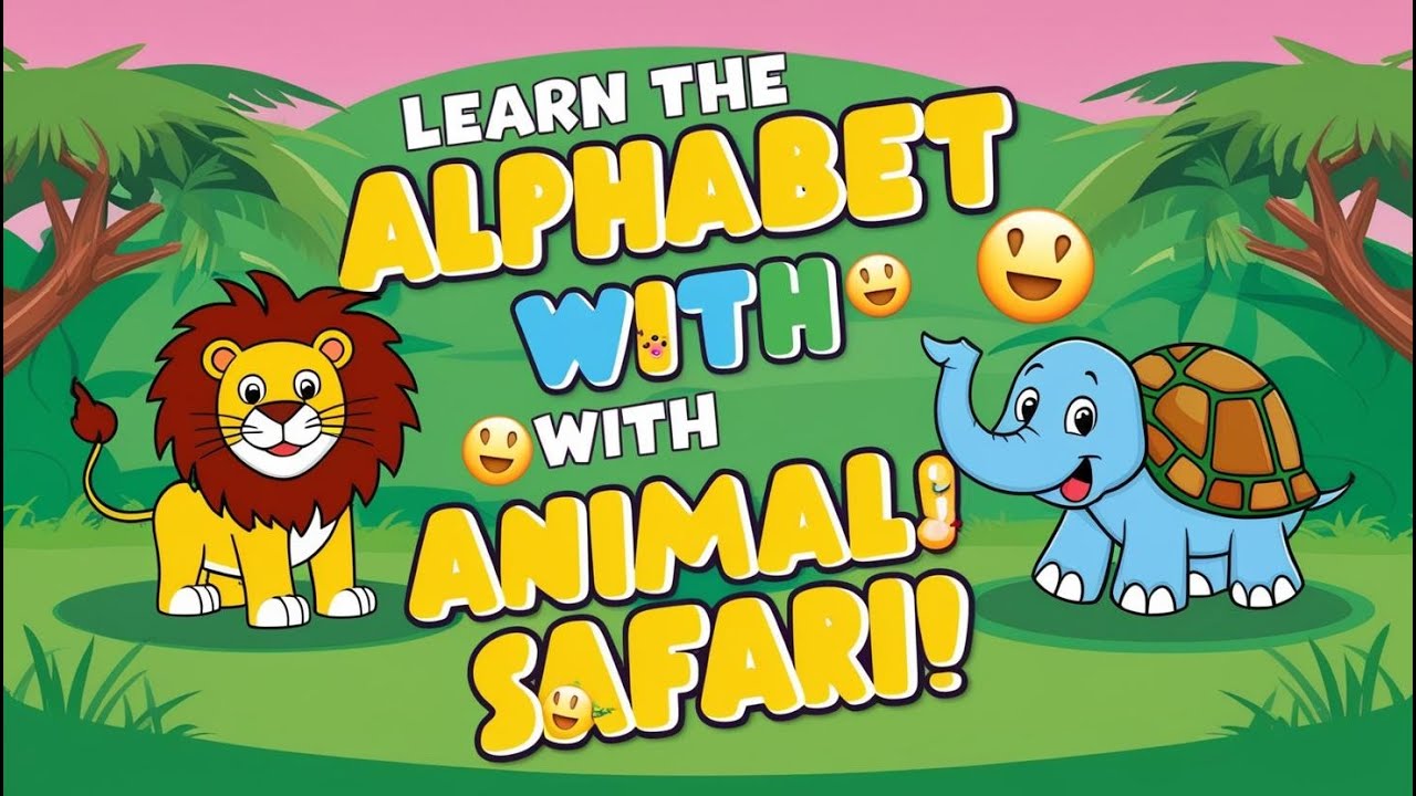 Animal Alphabet Safari A Wild ABC! 2025 #madeforkids #abcd #toddlers # ...