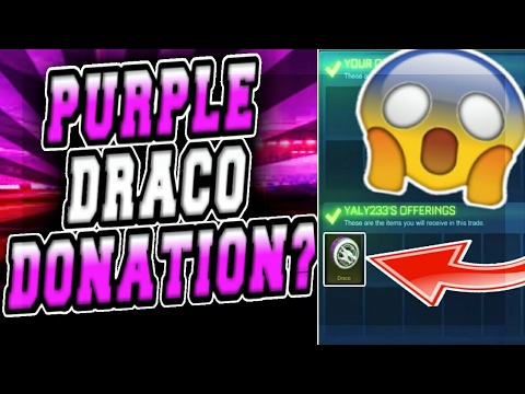 HE DONATED HIS PURPLE DRACO WHEELS ON ROCKET LEAGUE?! - YouTube