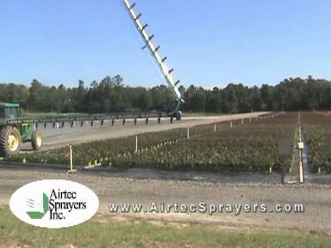 Airtec 50' One Sided Nursery Sprayer - YouTube