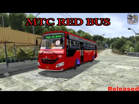 NEW MTC RED BUS MOD RELEASED IN BUSSID#bussid #busmod #mtc - YouTube
