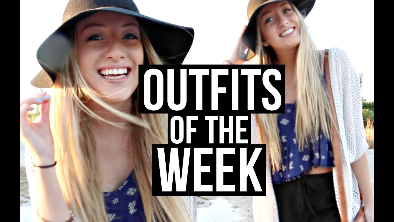 SPRING BREAK OOTW | Outfits Of The Week - YouTube
