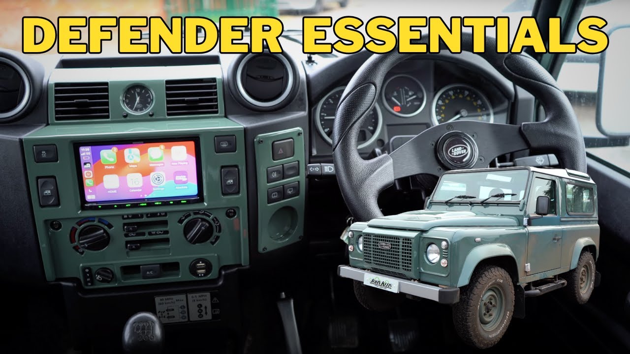 Land Rover Defender Puma Upgrade – Kenwood DMX8021DABS, Wireless ...