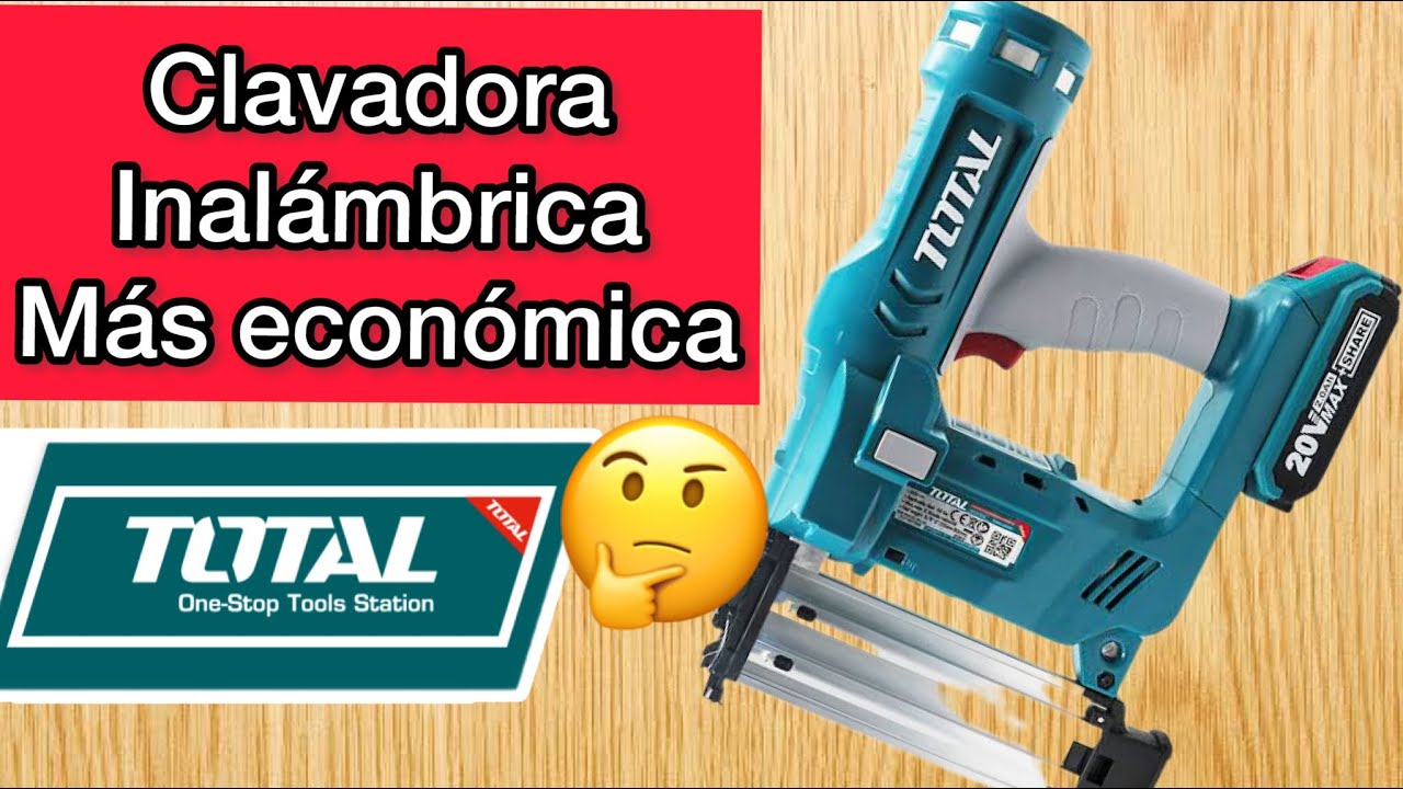 CLAVADORA INALÁMBRICA - Clavadora TOTAL 20v - YouTube