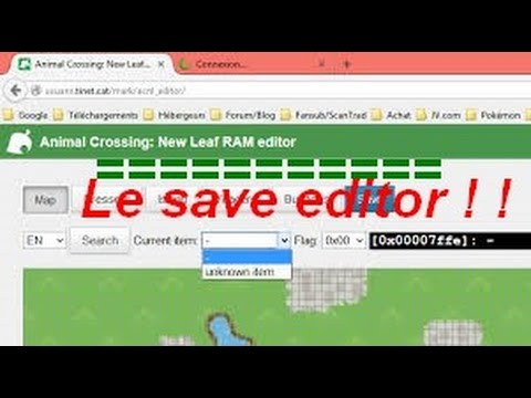 part2 COMMENT HACKER ACNL le save editor (dsl du son de la voix ...
