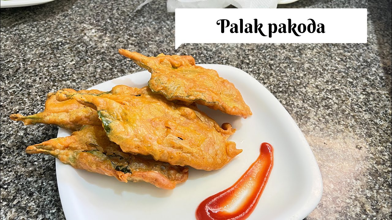 Palak Pakoda Recipe | Crispy SpinachPakoda | Evening Snacks | Pakora ...