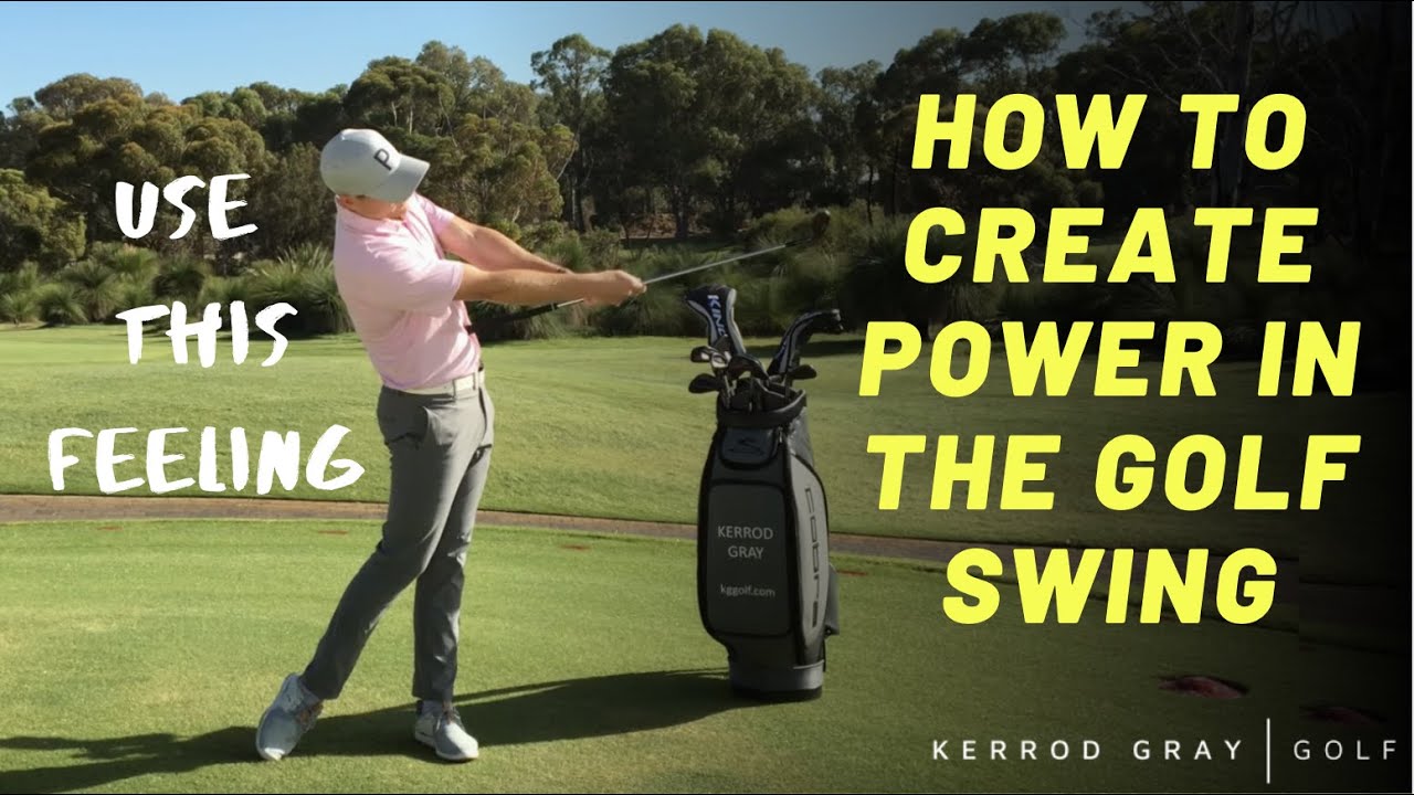 HOW TO CREATE POWER IN THE GOLF SWING - YouTube