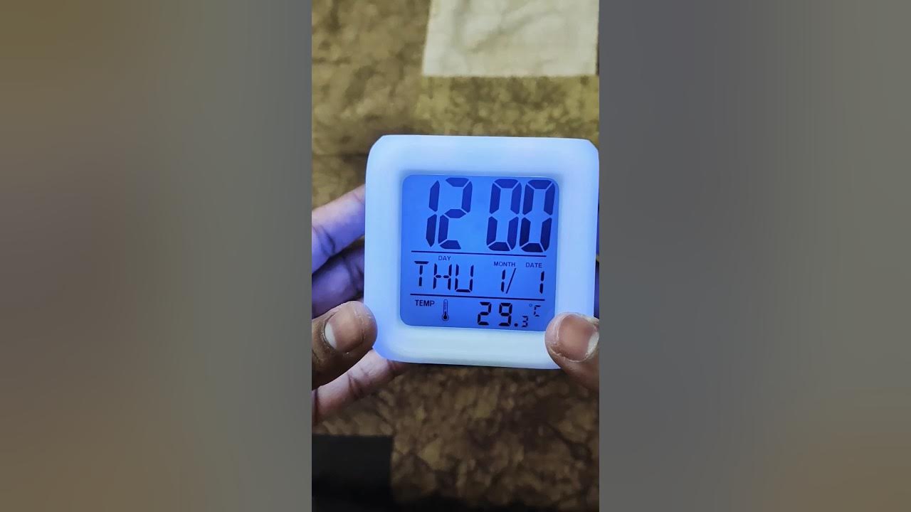 Unboxing Multicolored Digital White Clock ๐ Shorts Unboxing Digitalclock Youtube