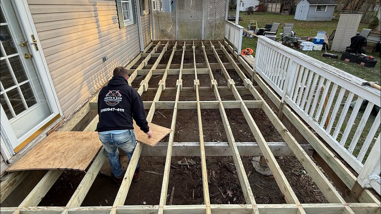 This Deck Was Falling Apart… Watch Us Bring It Back! - YouTube