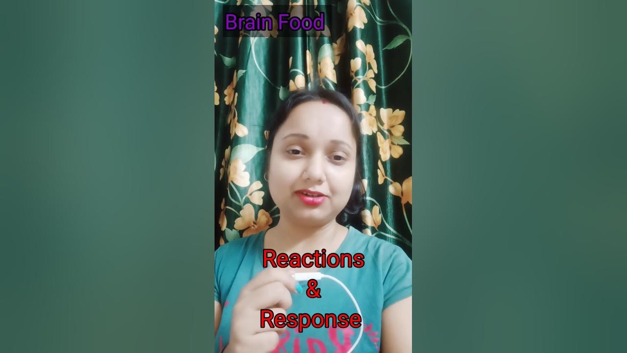 Reaction & Response/Difference between reaction and response #shorts# ...