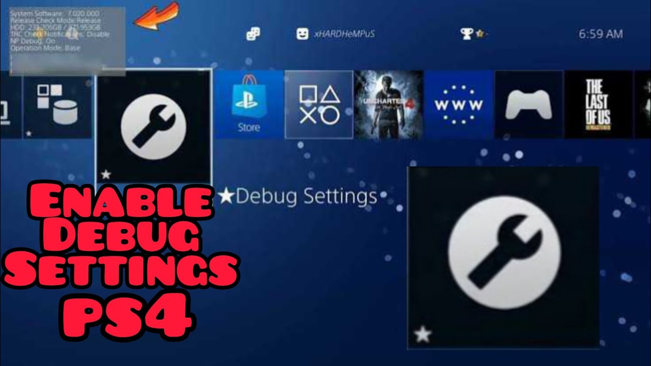 Enable Debug Settings Ps4_ Resys-Hybrid Installer (HFW) - YouTube