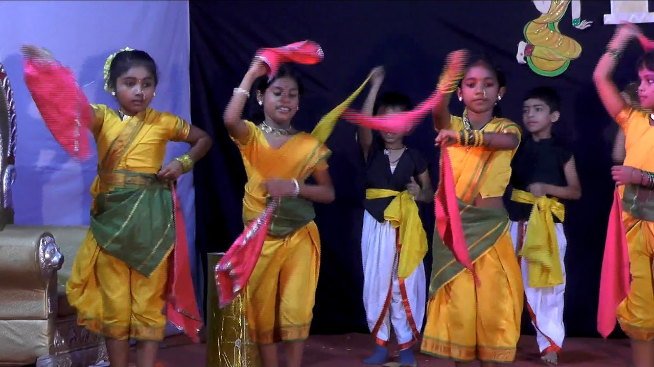 Dhangar Dance performed by students of Std II - YouTube