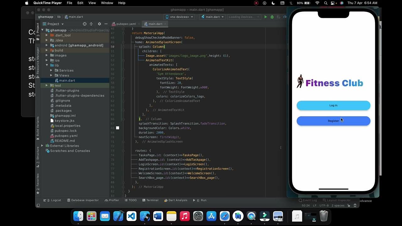 The complete CRUD operation in flutter using Sqflite 2022. Gym attendance App in flutter. - YouTube