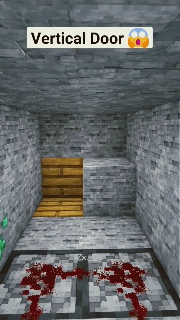 Minecraft vertical door making #minecraft - YouTube