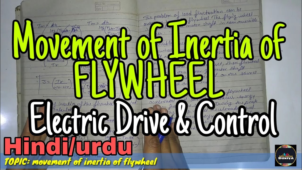 movement of inertia of flywheel | what is flywheel | flywheel in ...