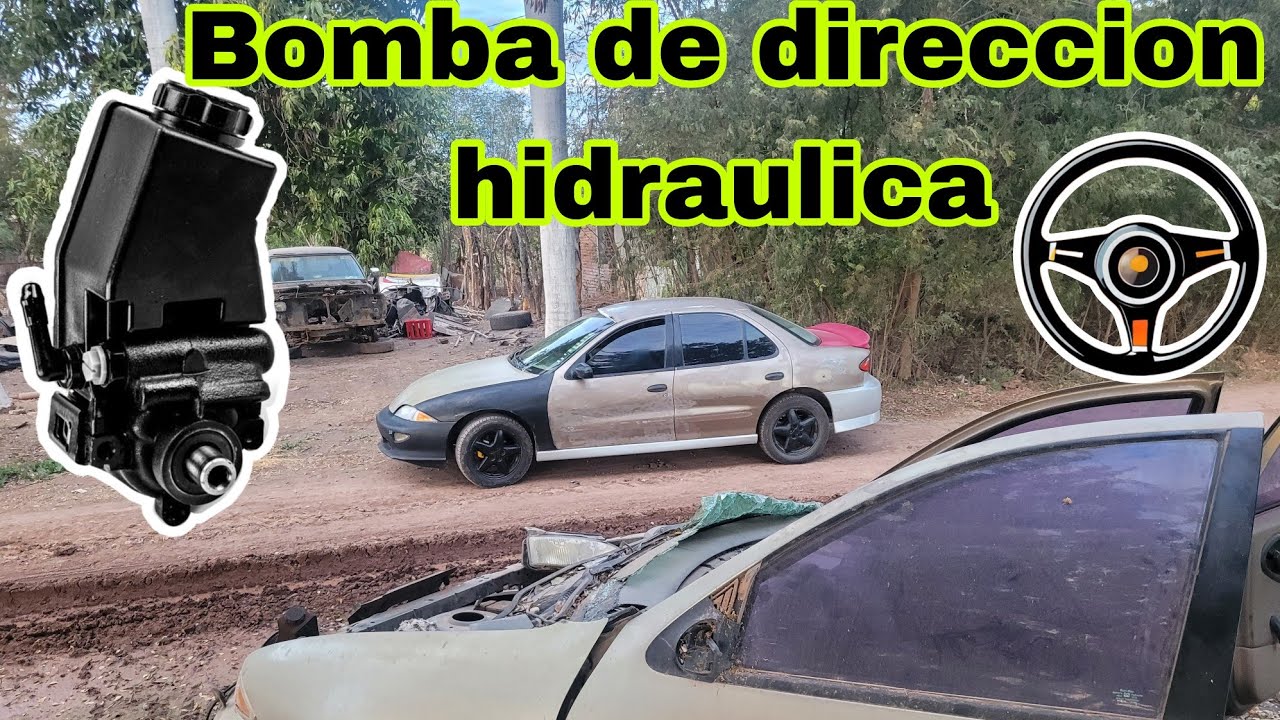 Como cambiar bomba de direccion hidraulica/POWER STEERING /CAVALIER # ...