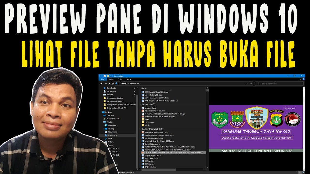 CARA MELIHAT ISI FILE DI LAPTOP TANPA HARUS MEMBUKA FILE TERSEBUT - YouTube