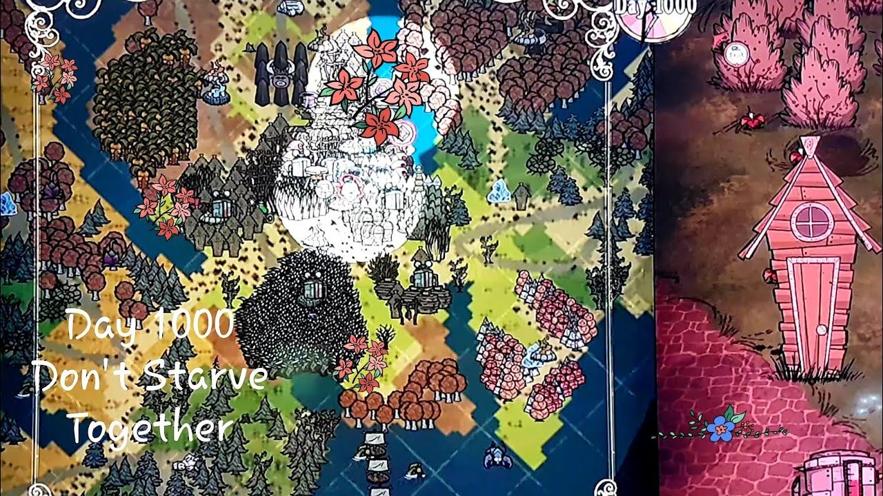 Don't Starve Together DST Day 1000 Pig & Bunny Army Huge Tooth Trap ...