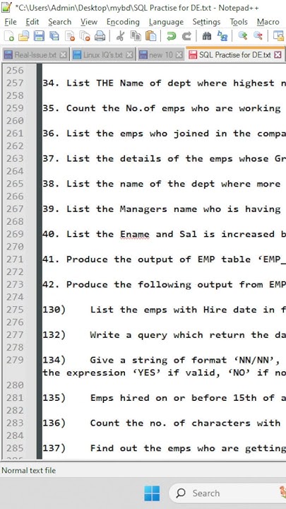 SQL 250 Questions and Answers, to clear the interview in SQL - YouTube
