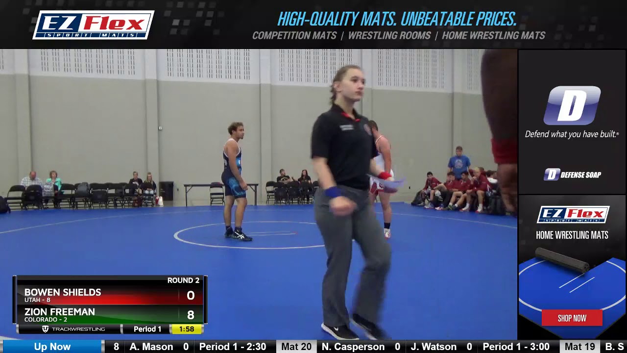 Mat 19 195 Bowen Shields Utah Vs Zion Freeman Colorado - YouTube