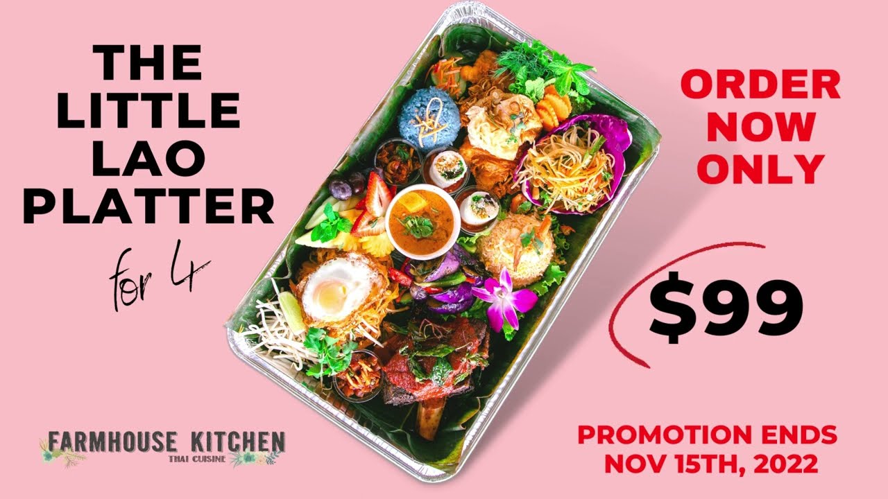 $99 THE LITTLE LAO PLATTER - Los Angeles - YouTube