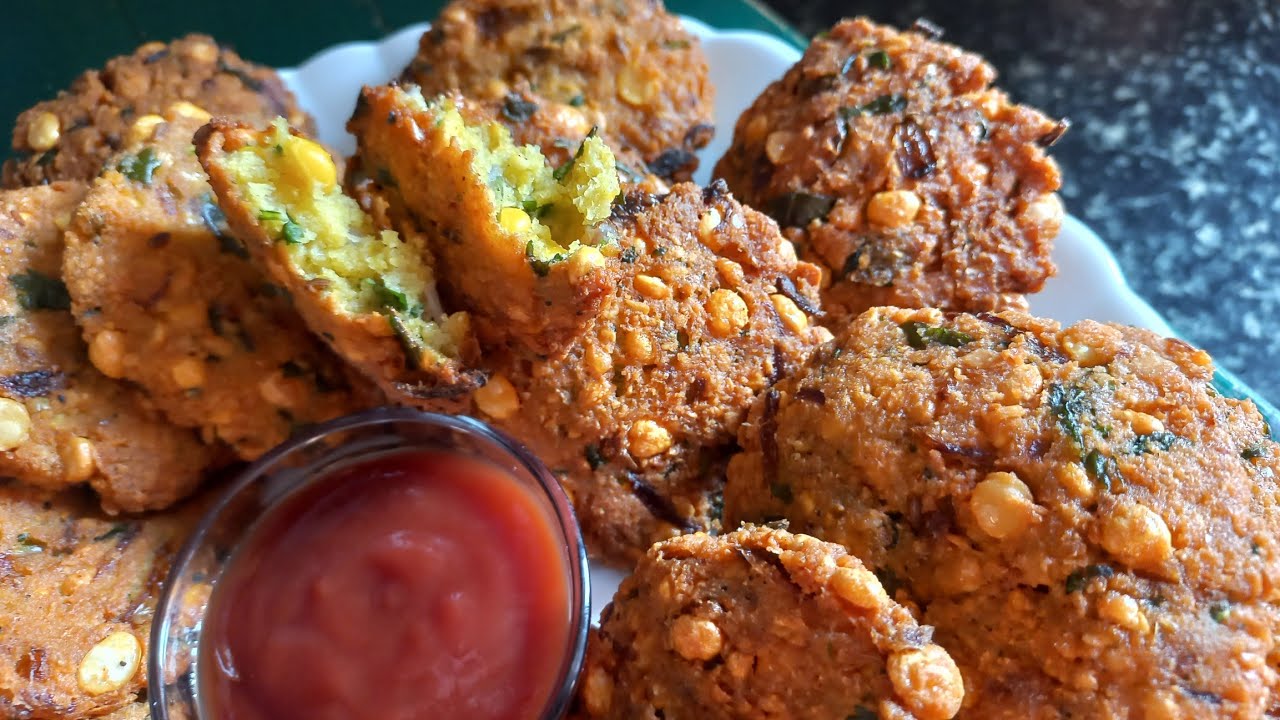 Masala Vada for BEGINNERS |Dal Vada | Parippu Vada | Tea-time Snack ...