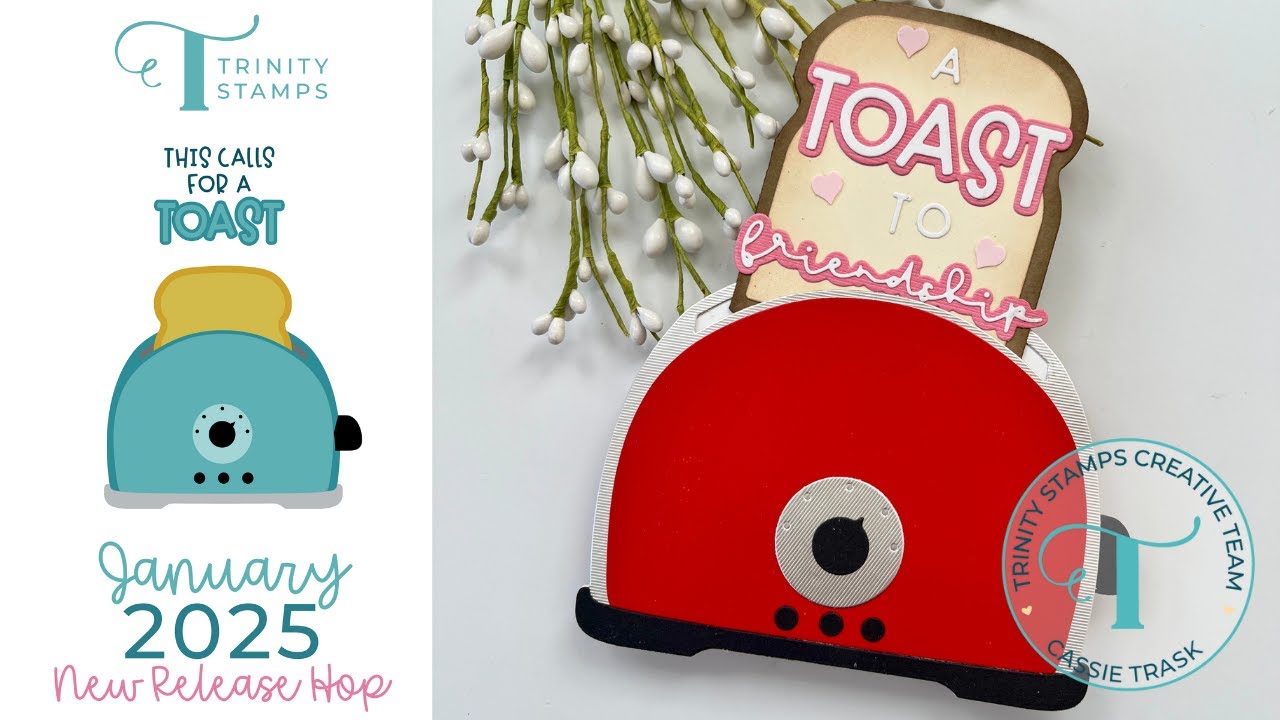 A Toaster Shaped Card using the Trinity Stamps January 2025 Release ...