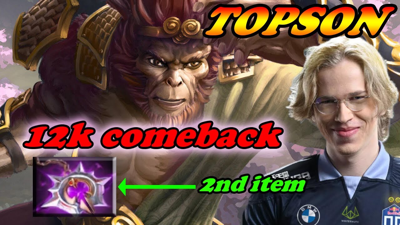Topson genius Nullifier 2nd item Monkey King 12k comeback | 7.33 ...