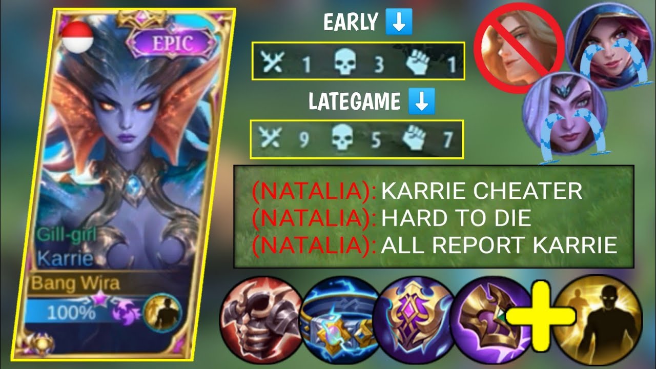 EPIC COMEBACK KARRIE TANK NEW PATCH! KARRIE BEST BUILD 2021 - KARRIE ...