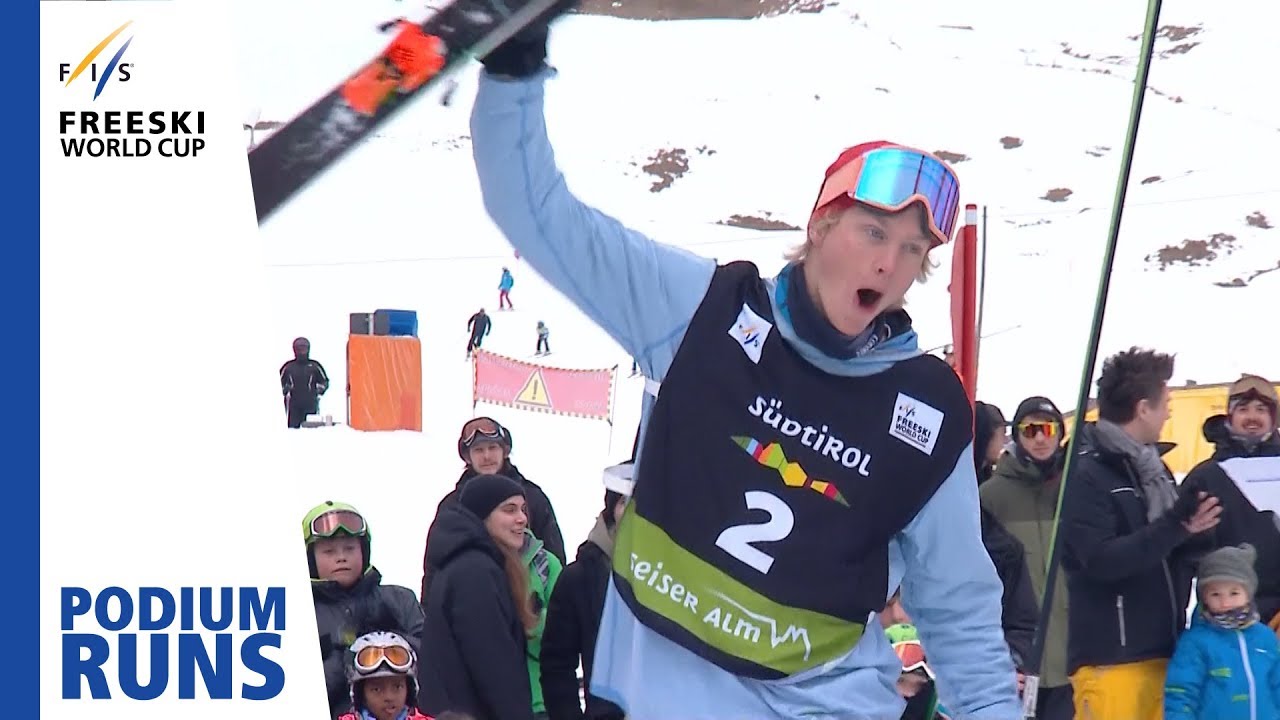 Max Moffatt | Men's Slopestyle | Seiser Alm | 1st place | FIS Freeski ...