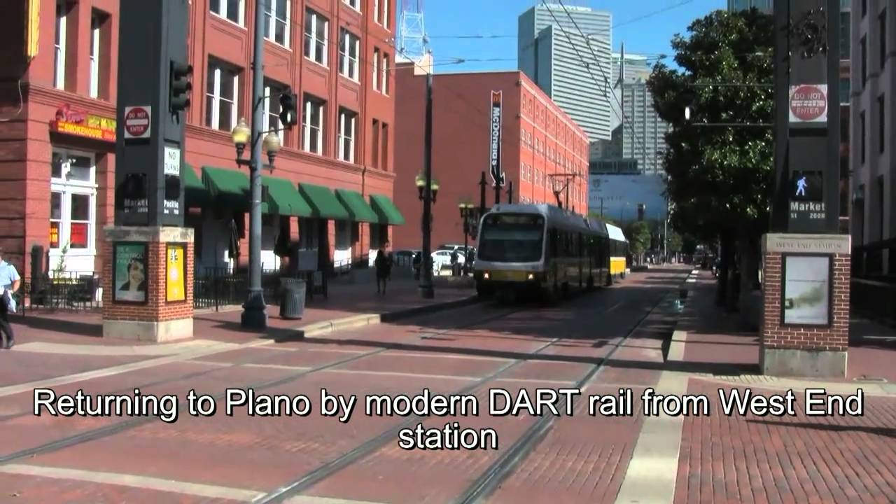 New and old rail transport in Dallas, Texas - YouTube