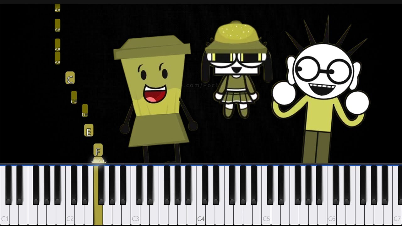 How to Play "Colorbox Mustard" on Piano - YouTube