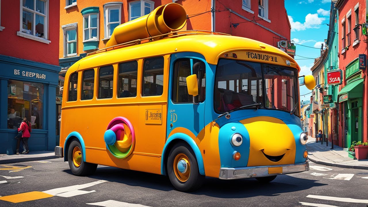 The Wheels on the Bus | Classic Nursery Rhyme for Kids | Sing-Along ...