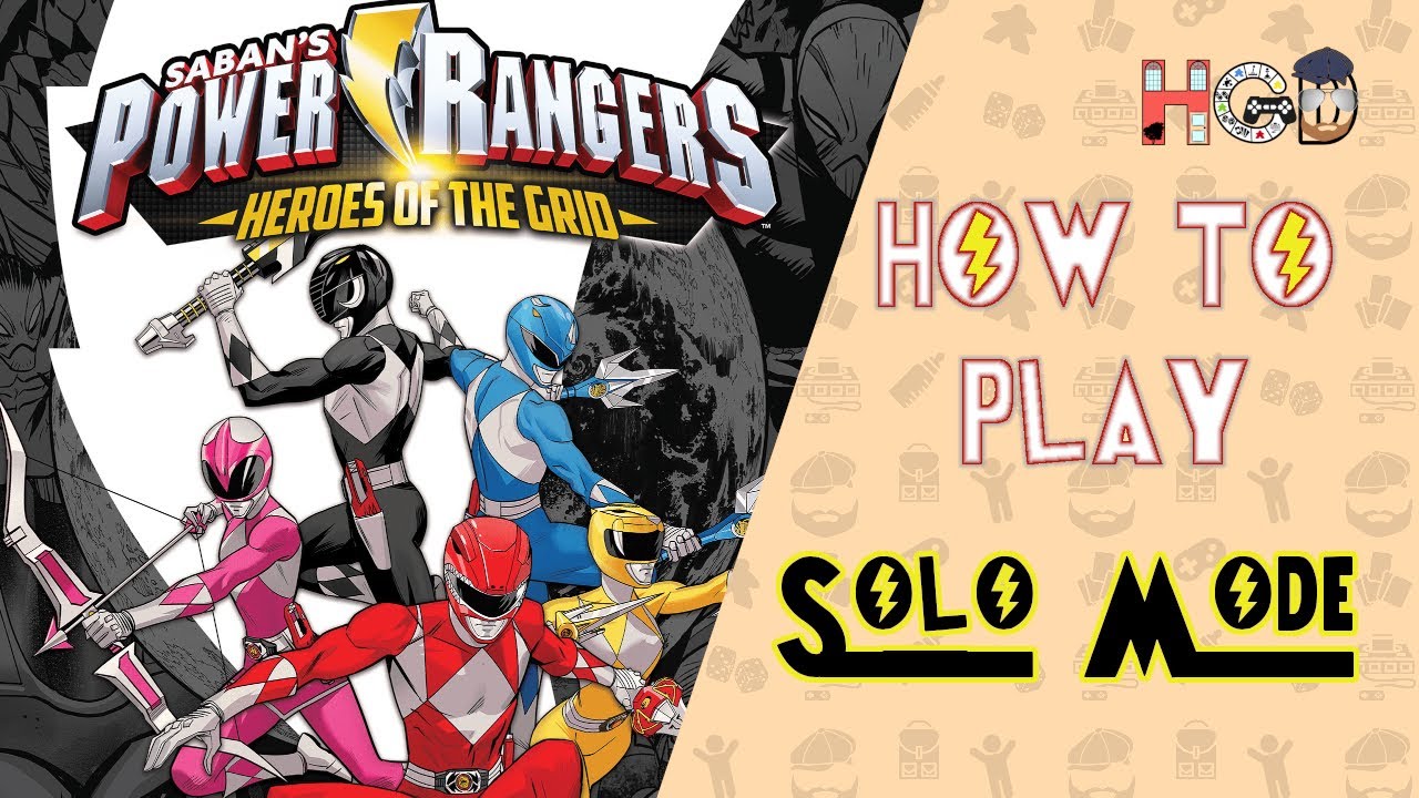 How To Play SOLO MODE Power Rangers Heroes of the Grid - YouTube