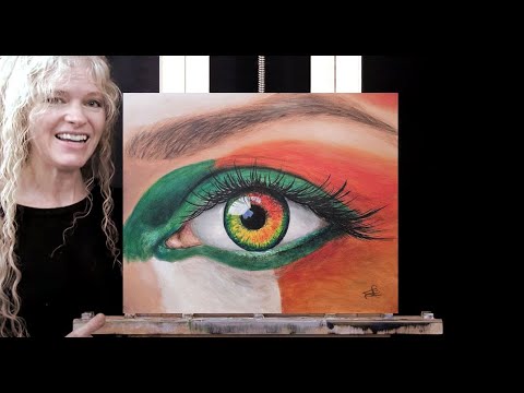 Irish Eye-Learn How to Draw and Paint with Acrylic-Easy Realistic ...