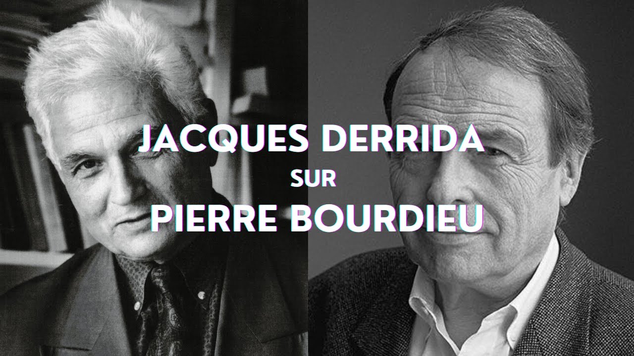 Jacques Derrida sur Pierre Bourdieu - YouTube