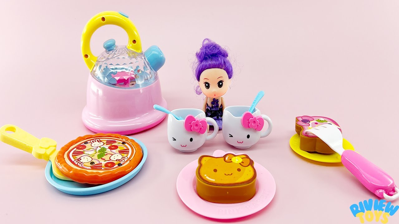 3 Minutes Satisfying with Unboxing Cute Pink Rabbit Toy, Hello Kitty ...