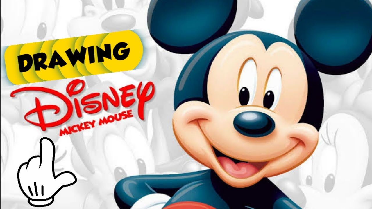 [Official] Mickey mouse drawing preschool tutorial | Kids animated ...