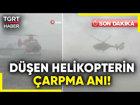#SONDAKİKA | Muğla'da Düşen Helikopterin Hastaneye Çarpma Görüntüleri Ortaya Çıktı!