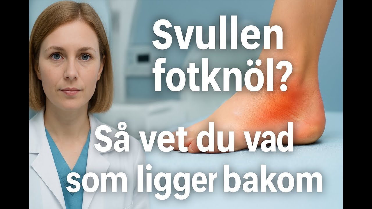Svullen fotknöl? Så vet du vad som ligger bakom - YouTube