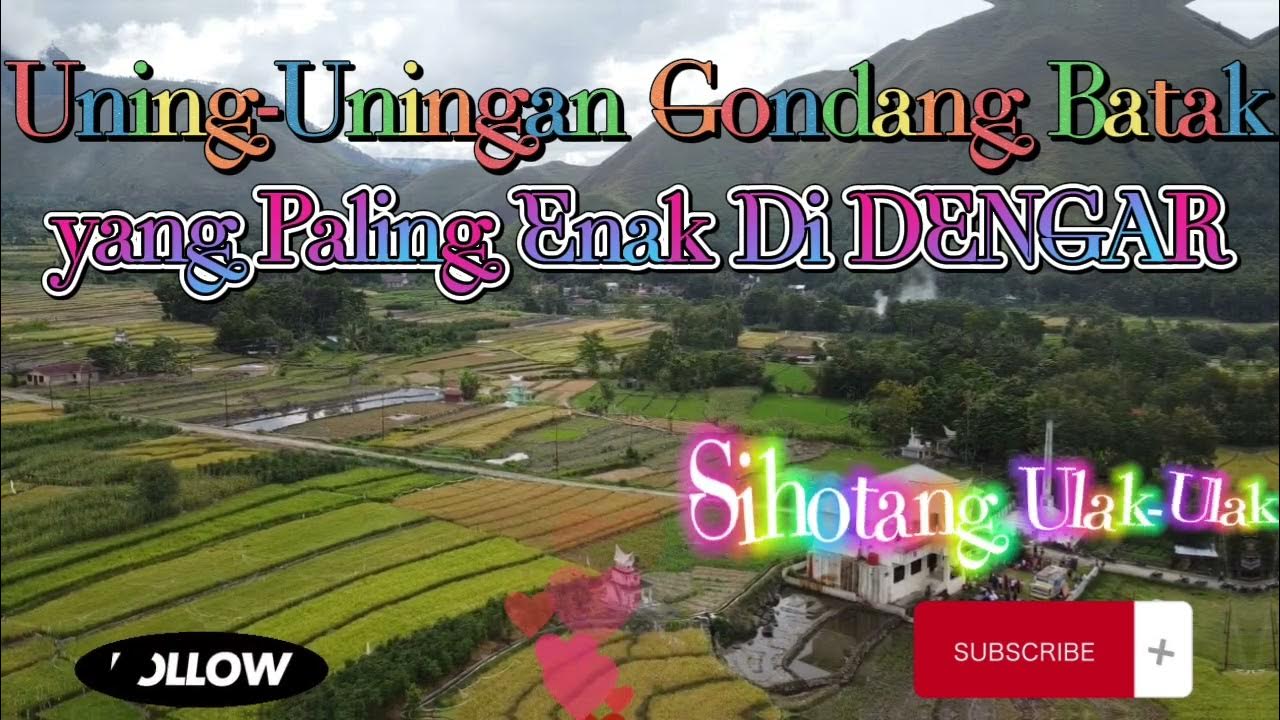 Uning-Uningan GONDANG BATAK yg paling Enak Didengar.." Sihotang Ulak-Ulak " - YouTube