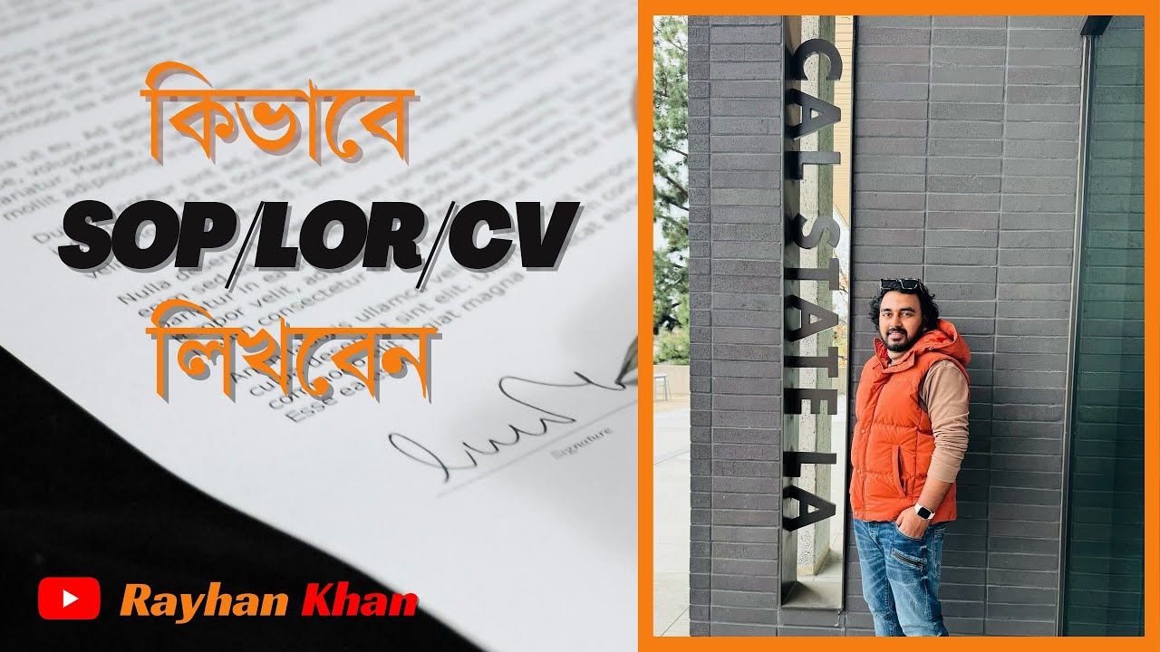 How to Write a Perfect SOP Statement of Purpose | USA CV Resume format ...