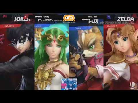 CG: AnimePOP 2022 - Mr.salty/Cruzy vs Riku/Zeli - Losers Final - Smash Ultimate