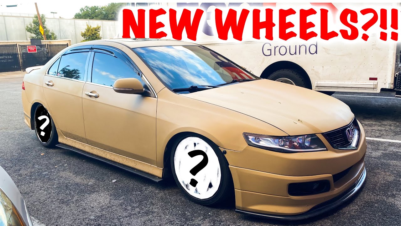 NEW WHEELS FOR THE TSX!! PLUS MORE UPDATES ON THE BUILD!! - YouTube