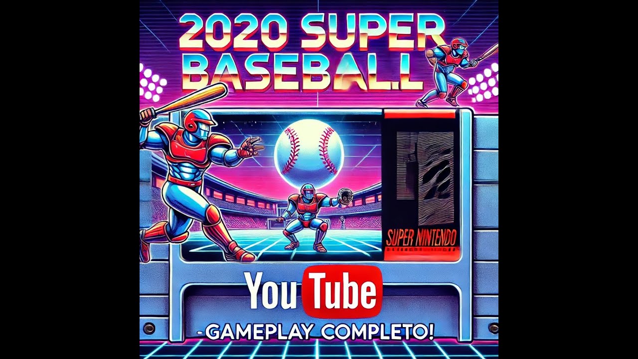 2020 Super Baseball (SNES) - Gameplay Completo | Retro Gaming Super ...