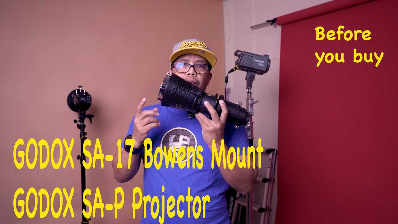 GODOX SA-17 BOWENS MOUNT KIT AND GODOX SA-P PROJECTOR - YouTube