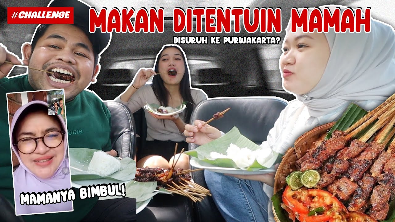 MAKAN DITENTUIN IBU NYA BIMBUL! PILIHAN NYA BIKIN KAGET!! - YouTube